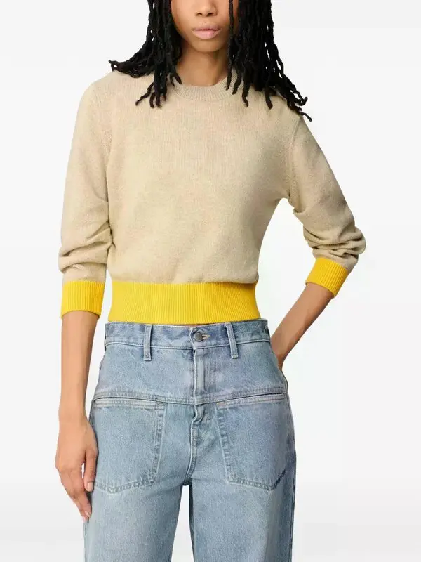 Axel Arigato Rina Crew-neck Sweater - Neutrals