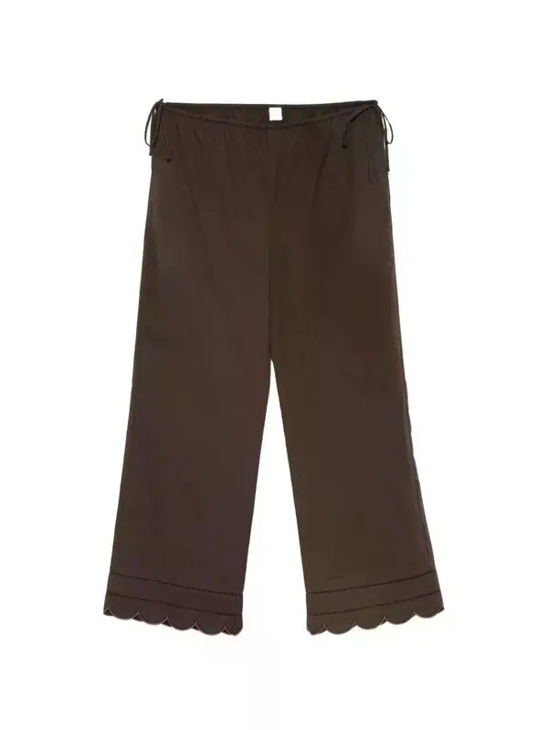 THE GARMENT Kirsten Tie-waist Trousers - Brown
