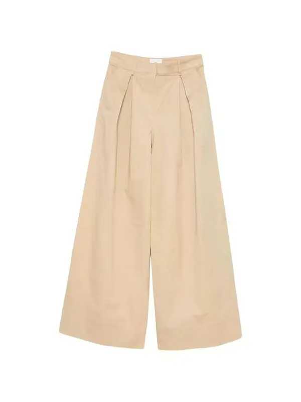 THE GARMENT Avelino Pleated Trousers - Neutrals