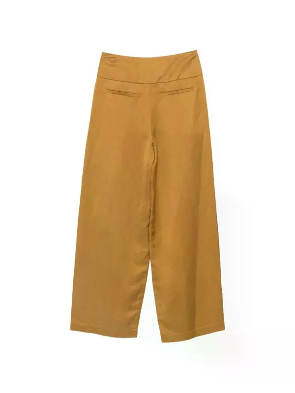 ALYSI Wide-leg Trousers - Neutrals