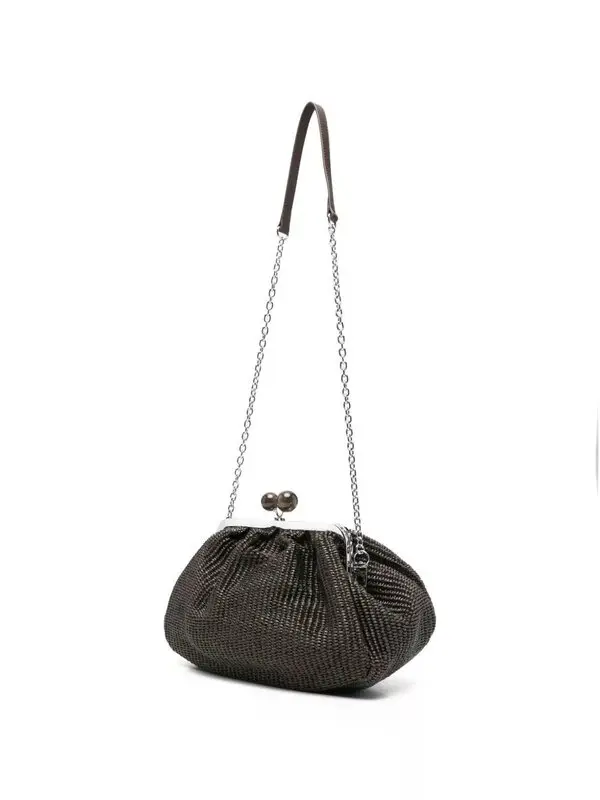 Max Mara Woven Clutch Bag