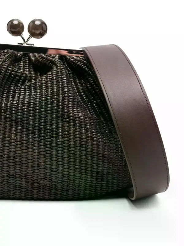 Max Mara Woven Clutch Bag