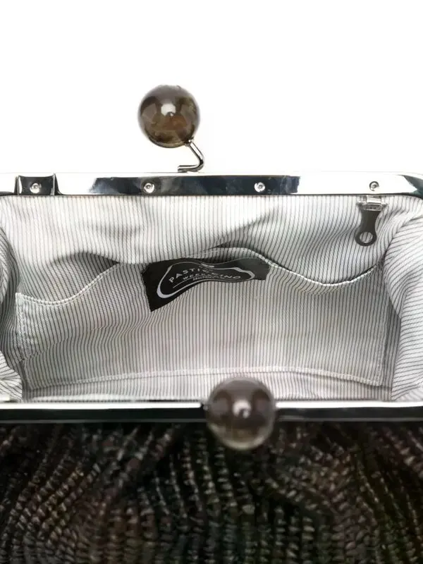 Max Mara Woven Clutch Bag