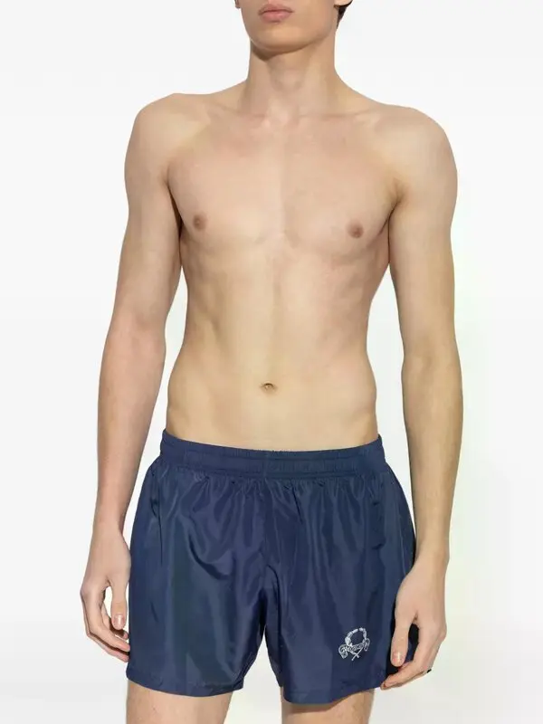 Moschino Logo Swim Shorts - Blue