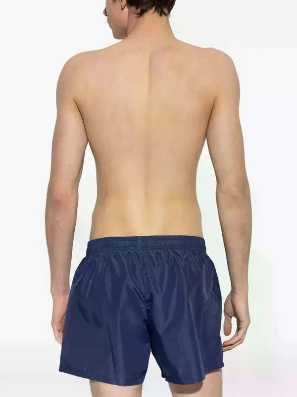 Moschino Logo Swim Shorts - Blue