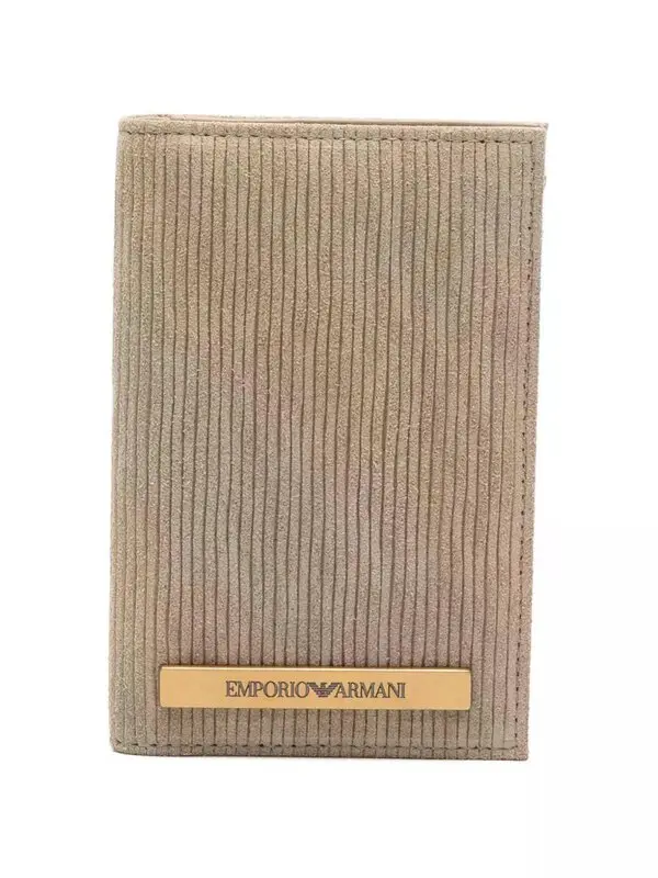Emporio Armani Logo-plaque Wallet - Grey