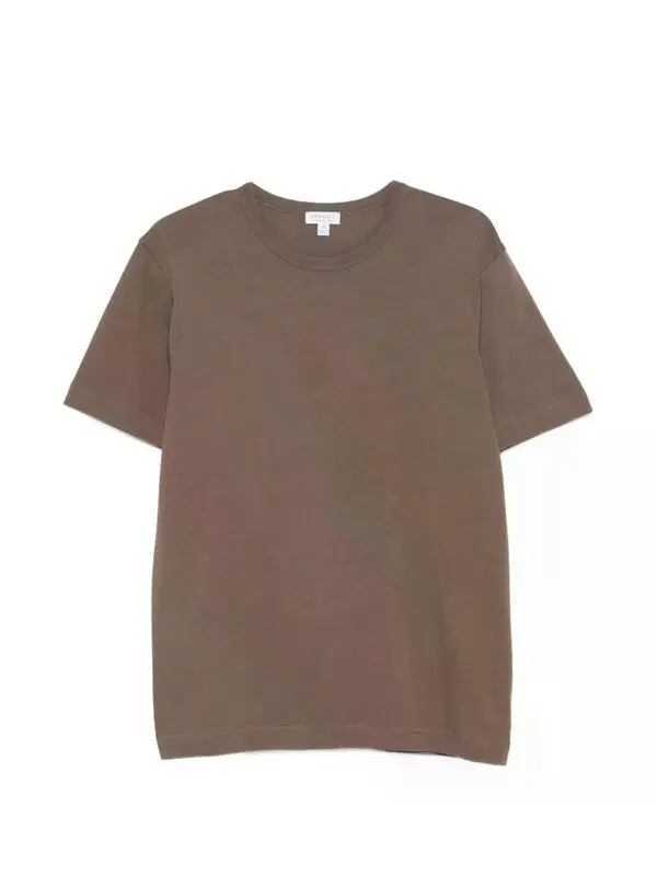 Sunspel Regular-fit T-shirt - Brown
