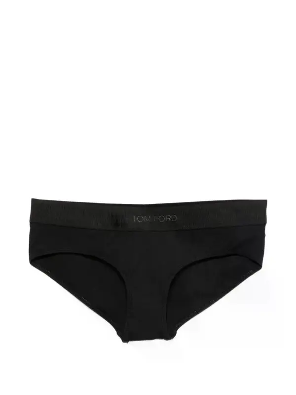 TOM FORD Logo-band Briefs - Black