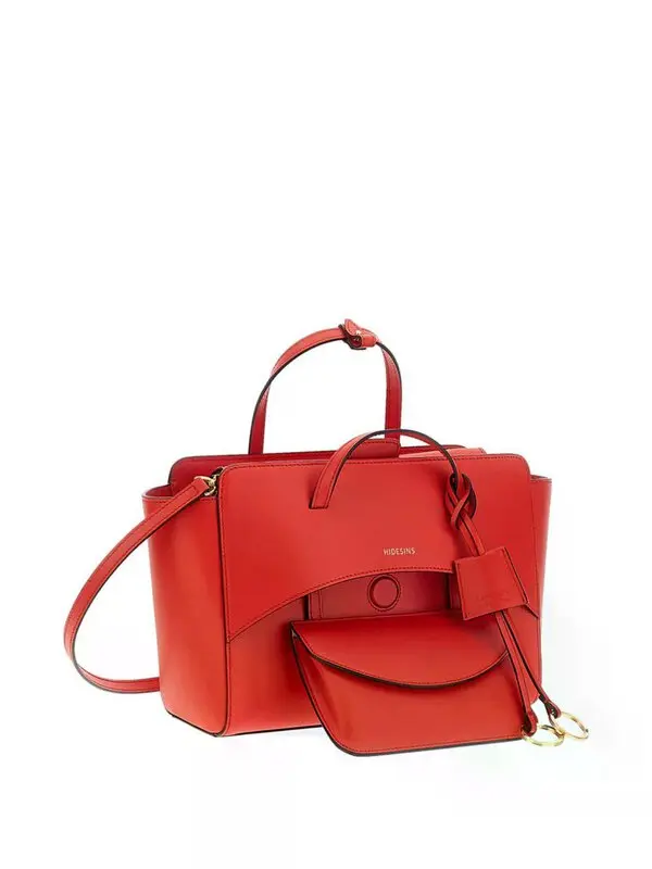 HIDESINS Top-handle Leather Tote - Red