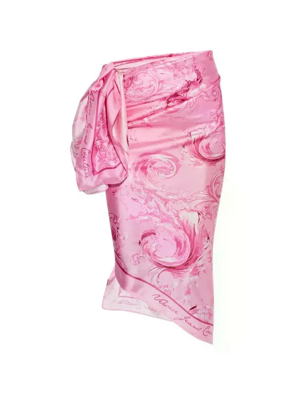 Versace Printed Sarong - Pink