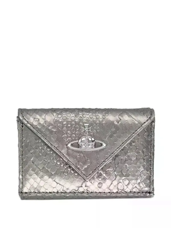 VIVIENNE WESTWOOD Orb-detail Wallet - Silver