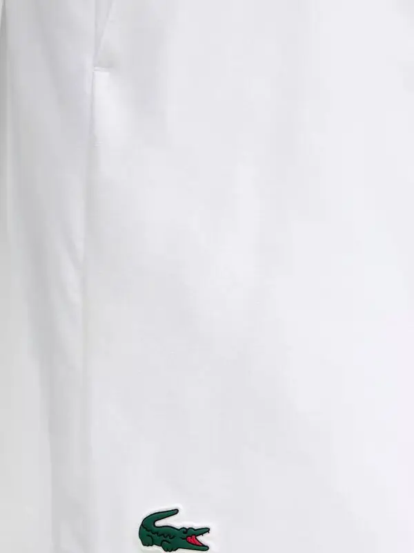 Lacoste Pleated Mini Skirt With Logo - White