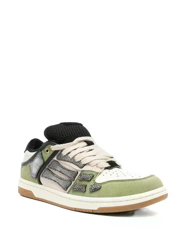 Amiri Skeleton Low Top Sneakers - Green