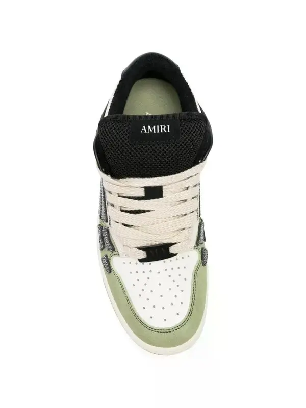 Amiri Skeleton Low Top Sneakers - Green