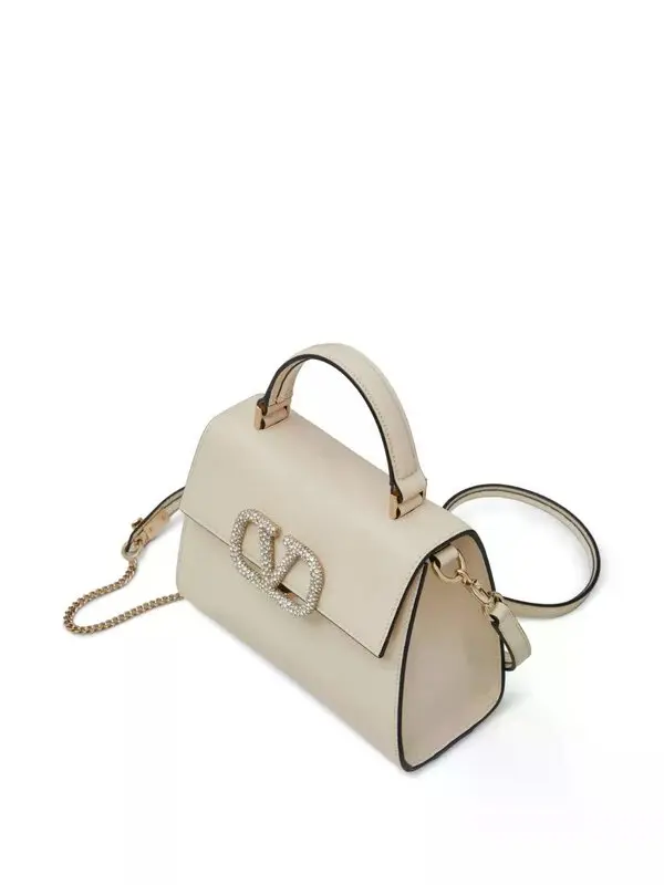 Valentino Garavani V Sling Handbag With Jewel Embroidery - Neutrals