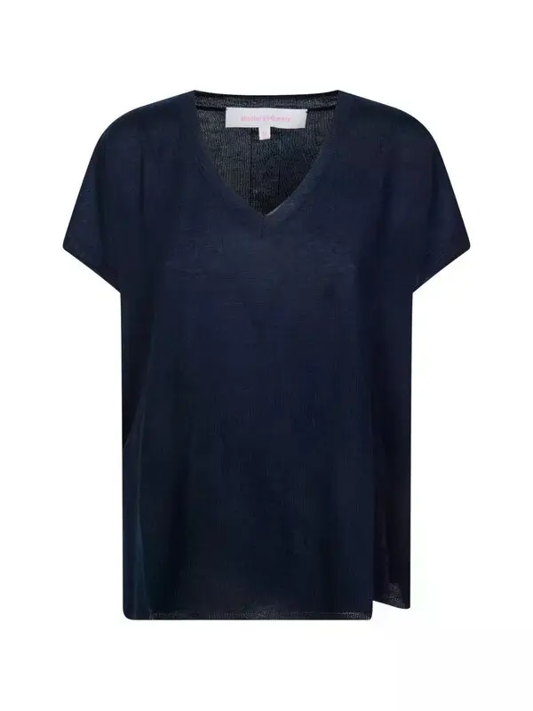 ABSOLUT CASHMERE V-neck T-shirt - Blue
