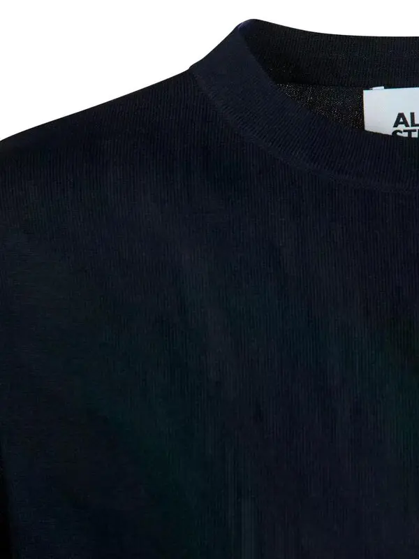 Alpha Studio Side-slit T-shirt