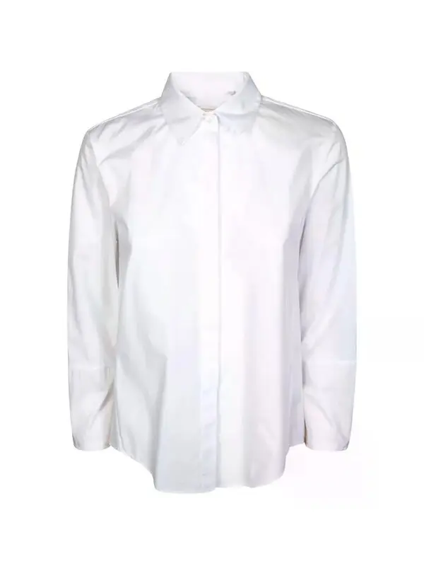 ROBERT FRIEDMAN Long-sleeved Poplin Shirt - White