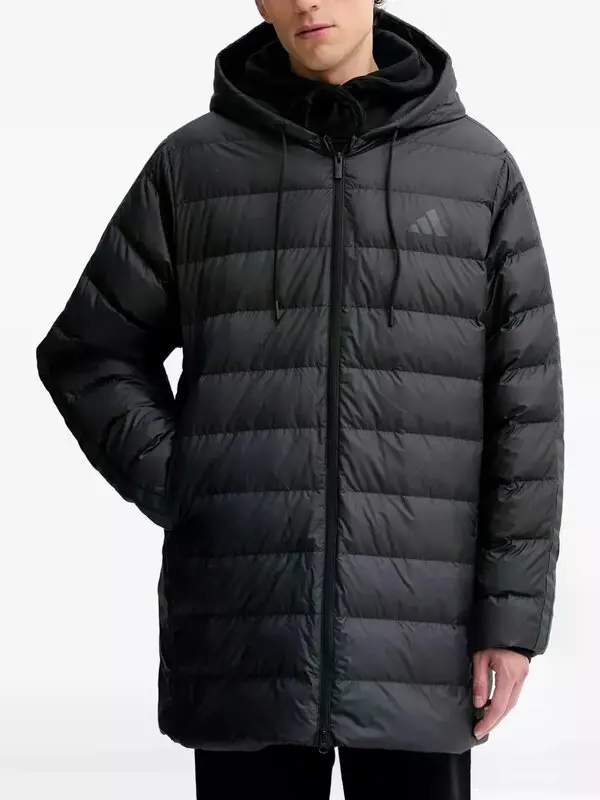 Adidas Hooded Three-stripe Jacket