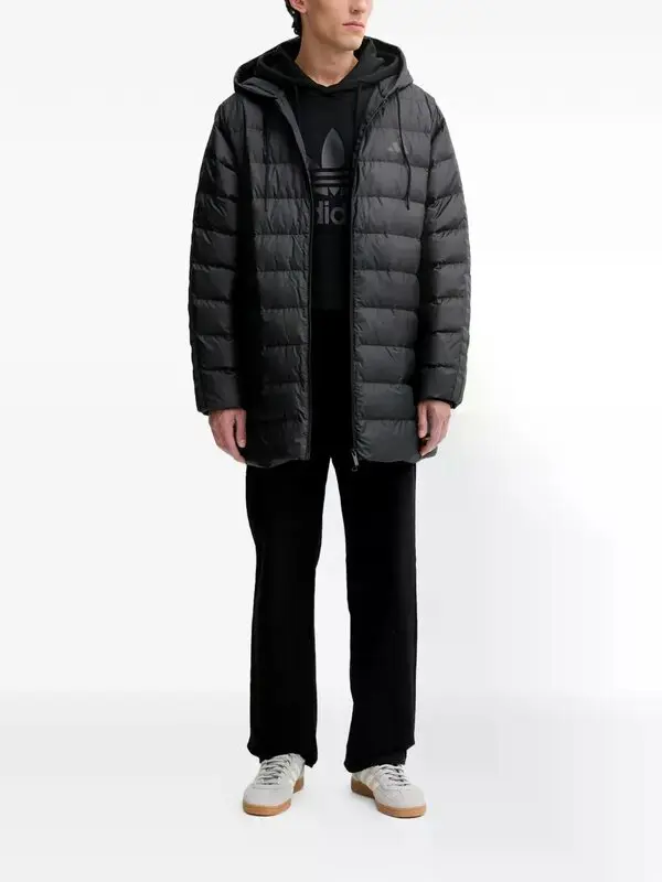Adidas Hooded Three-stripe Jacket