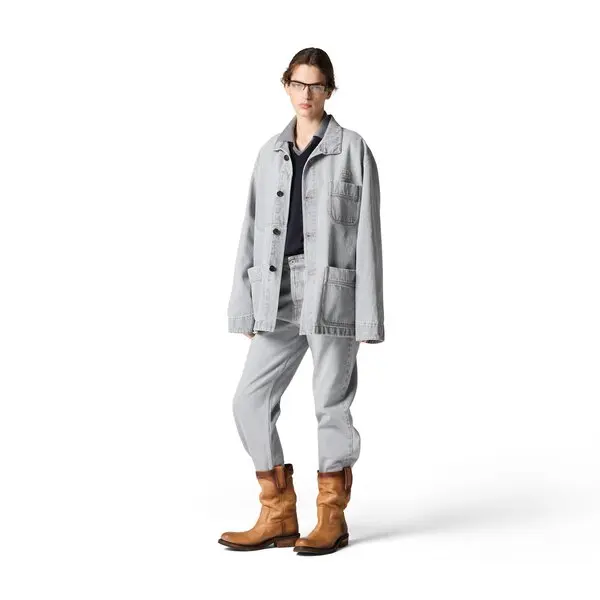 Miu Miu Denim Blouson Jacket