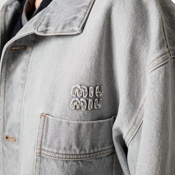 Miu Miu Denim Blouson Jacket