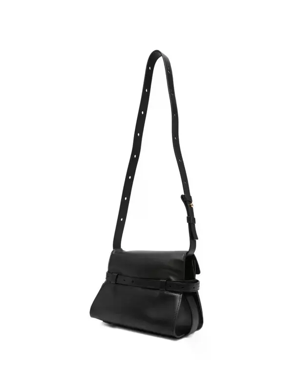 Moschino Buckle-strap Crossbody Bag - Black
