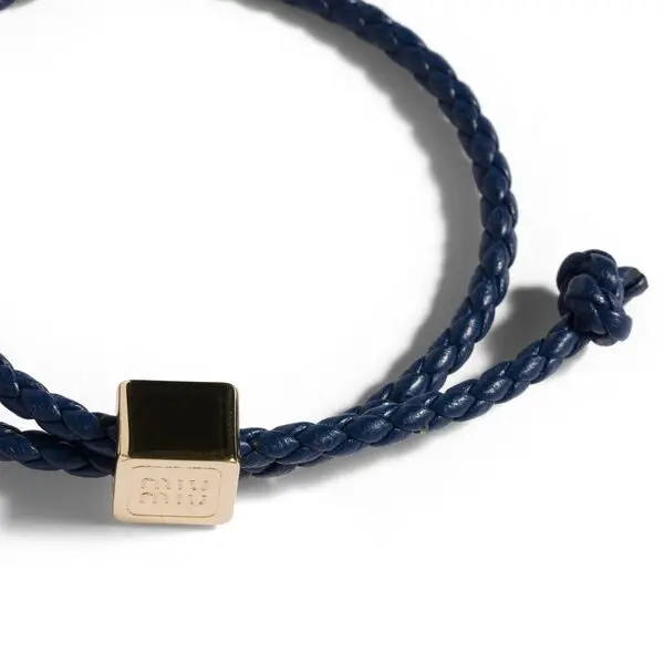Miu Miu Leather Bracelet