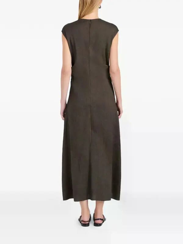 Proenza Schouler White Label Miranda Twisted Maxi Dress - Brown