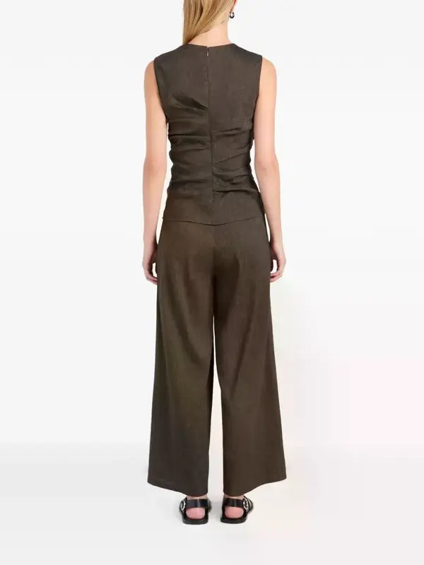 Proenza Schouler White Label Anoushka Top - Brown