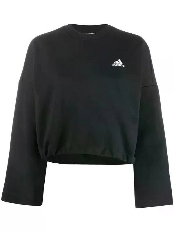 Adidas 3-stripes Cropped Sweatshirt