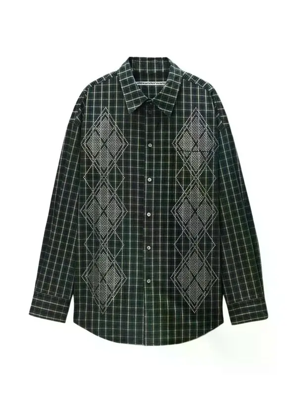 Alexander Wang Argyle Oversized Shirt