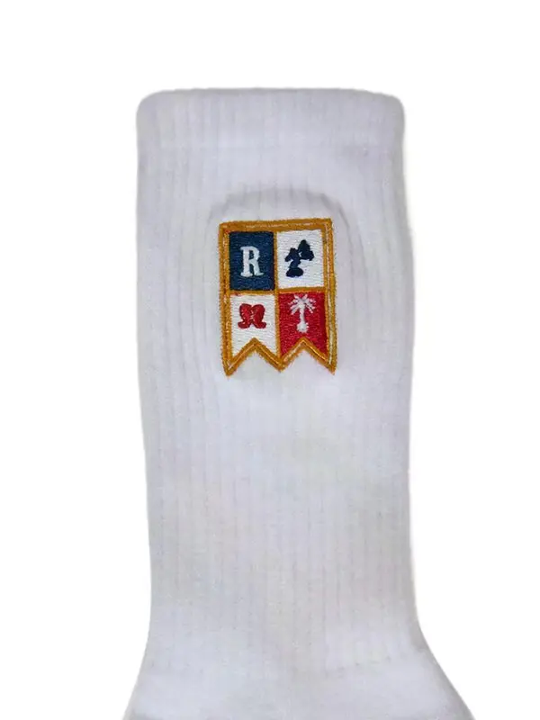 Rhude Harbor-crest Socks - White