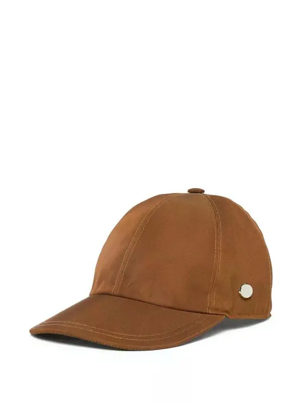 Stella McCartney Panelled Baseball Cap - Brown