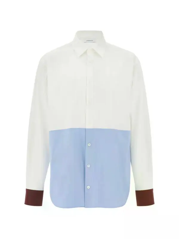FERRAGAMO Color-block Shirt - White