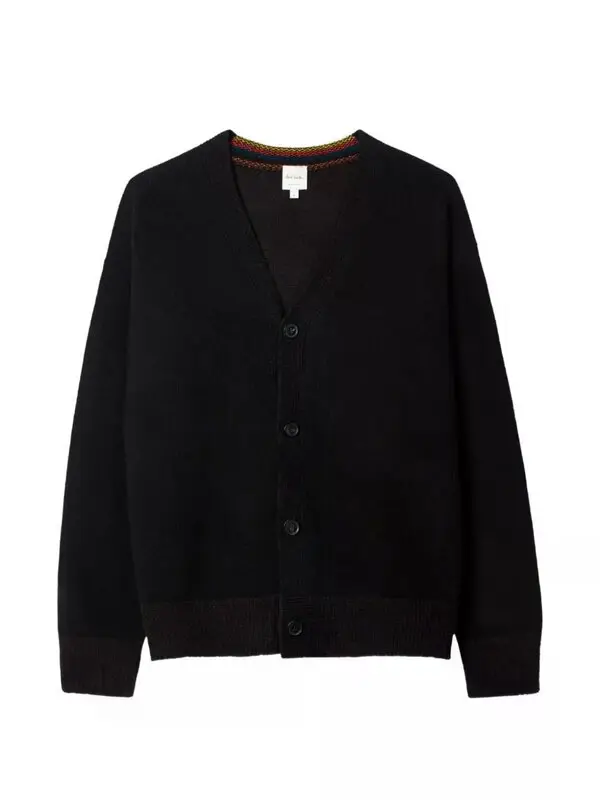 Paul Smith V-neck Buttoned Cardigan - Black