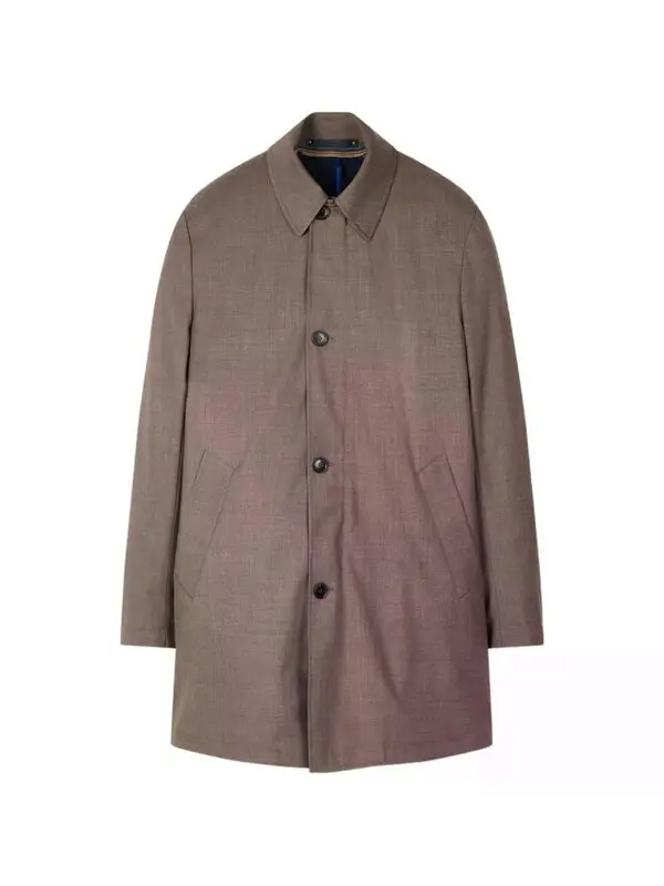 Paul Smith Wool Coat - Brown