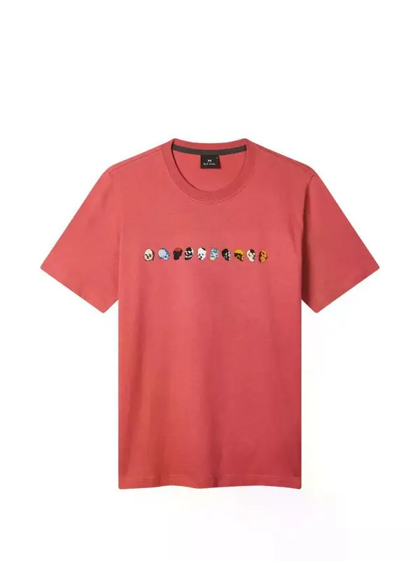 Paul Smith Skull-print T-shirt - Pink