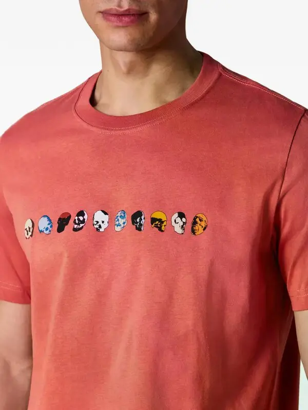 Paul Smith Skull-print T-shirt - Pink