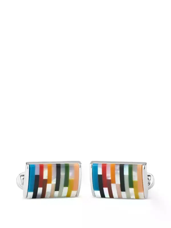 Paul Smith Multi-colour Cufflinks - Silver