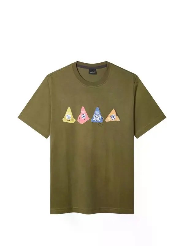 Paul Smith Cones' Print T-shirt - Green