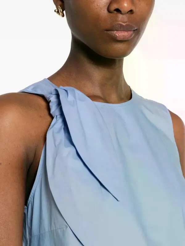 NIU Bow-detail Sleeveless Blouse