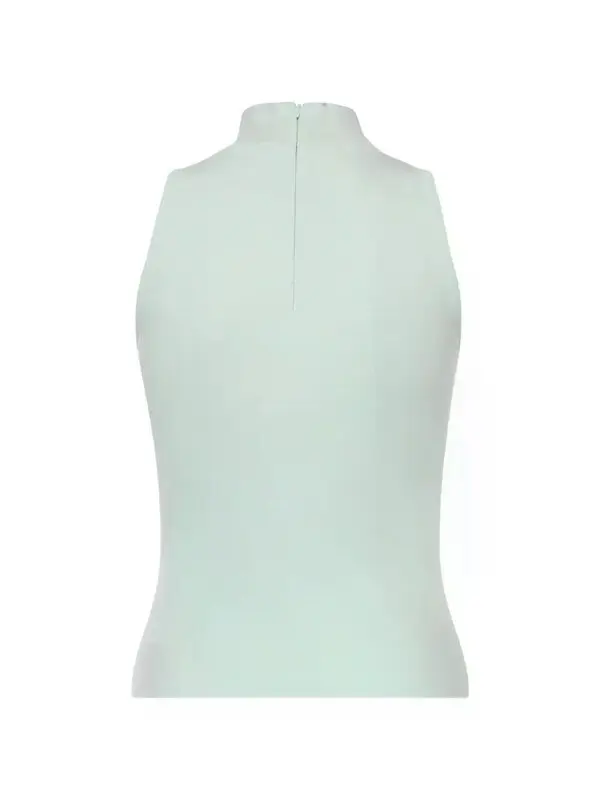 COURREGES Heritage High-neck Sleeveless Jumper - Green