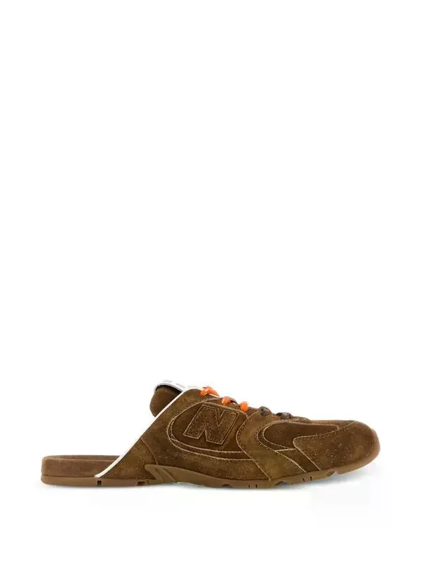 Miu Miu Suede Mules - Brown