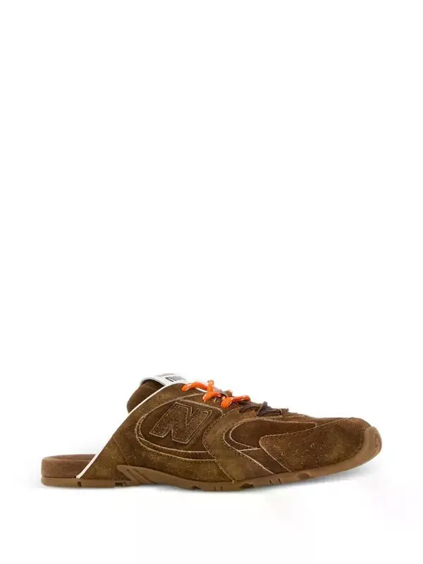 Miu Miu Suede Mules - Brown