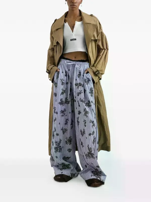 Dolce & Gabbana Belted Double-breasted Coat - Neutrals