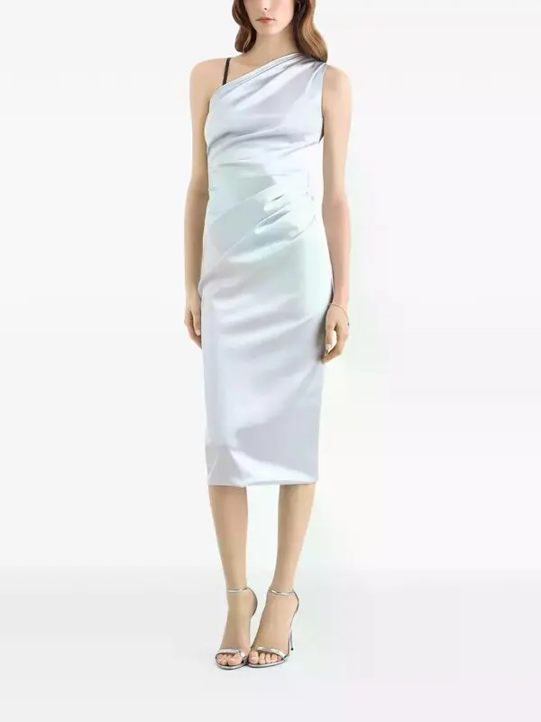Dolce & Gabbana One-shoulder Midi Dress - Grey