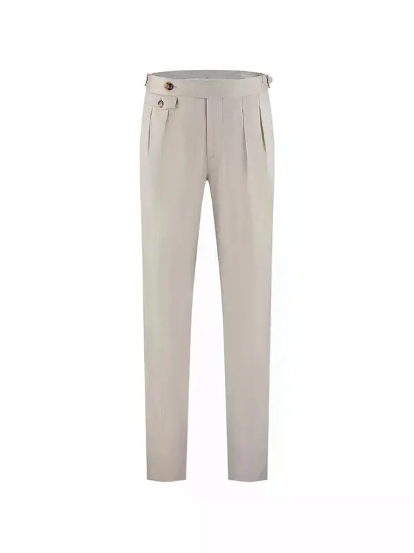 Brunello Cucinelli Button-embellished Trousers - Neutrals