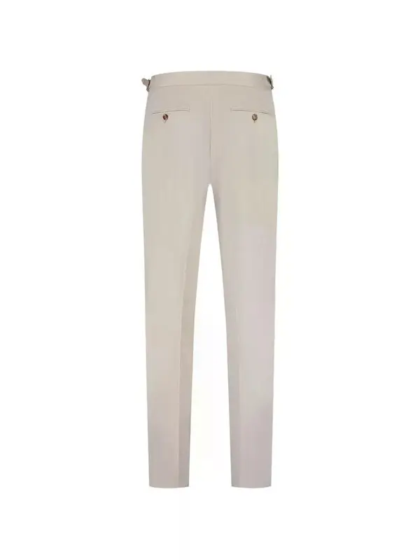 Brunello Cucinelli Button-embellished Trousers - Neutrals