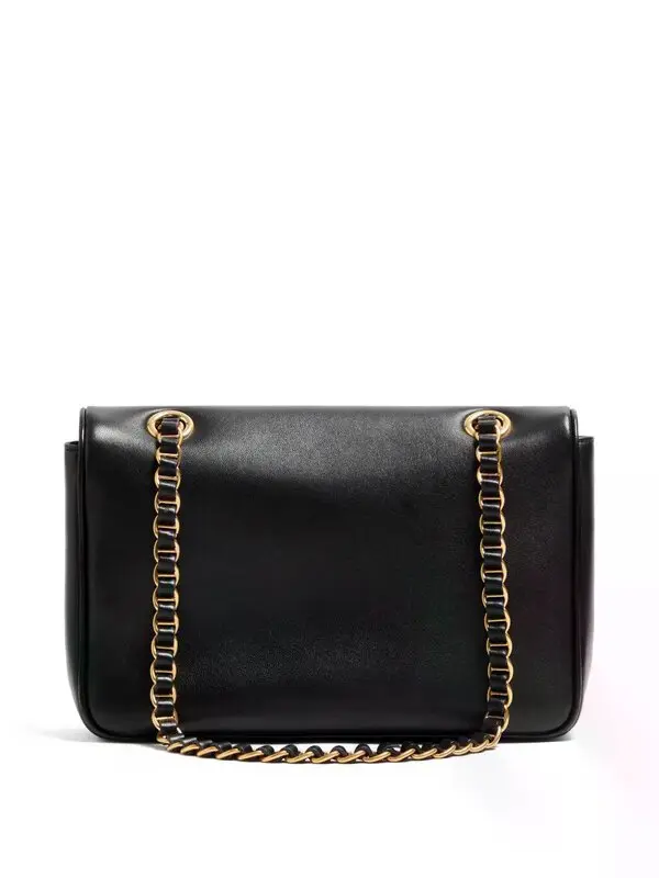 Valentino Garavani Djuna Medium Chain Bag In Nappa Leather - Black